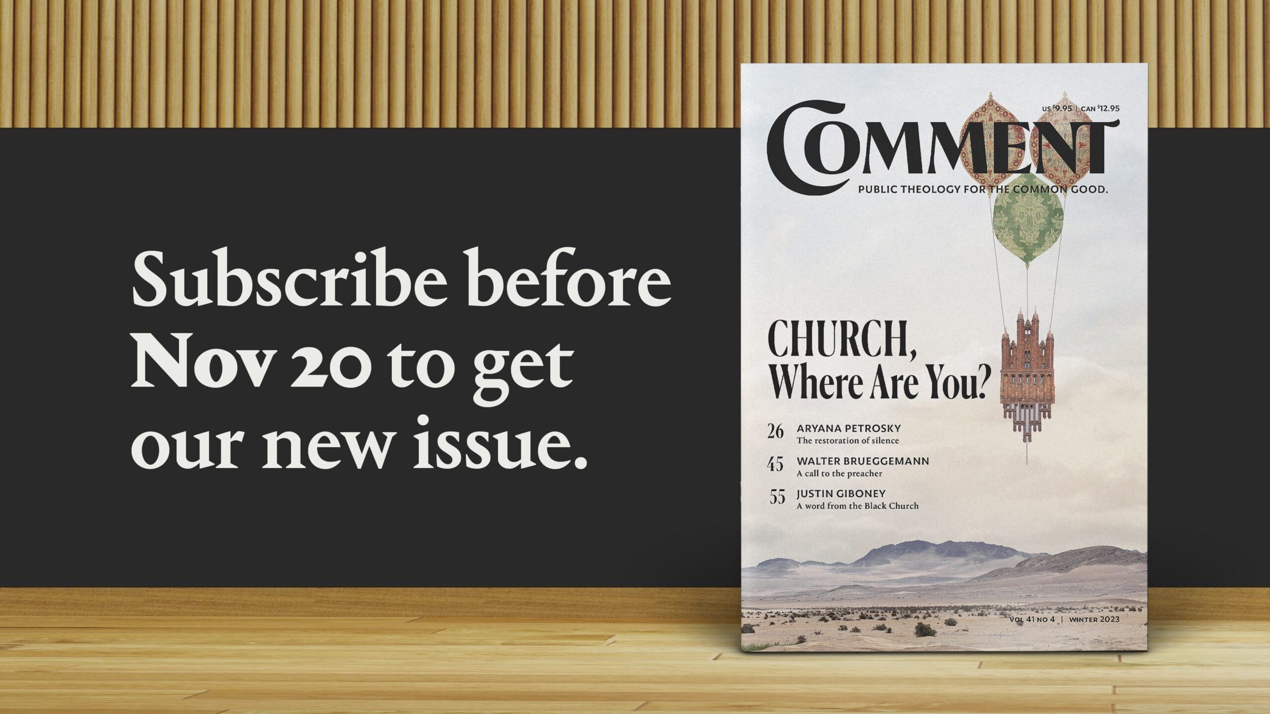 Subscribe to Comment Magazine